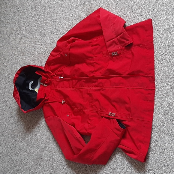 George | Jackets & Coats | George Red Jacket With Removable Hood | Poshmark